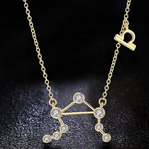 Jewelry | Libra 18k Goldplated Necklace | Poshmark